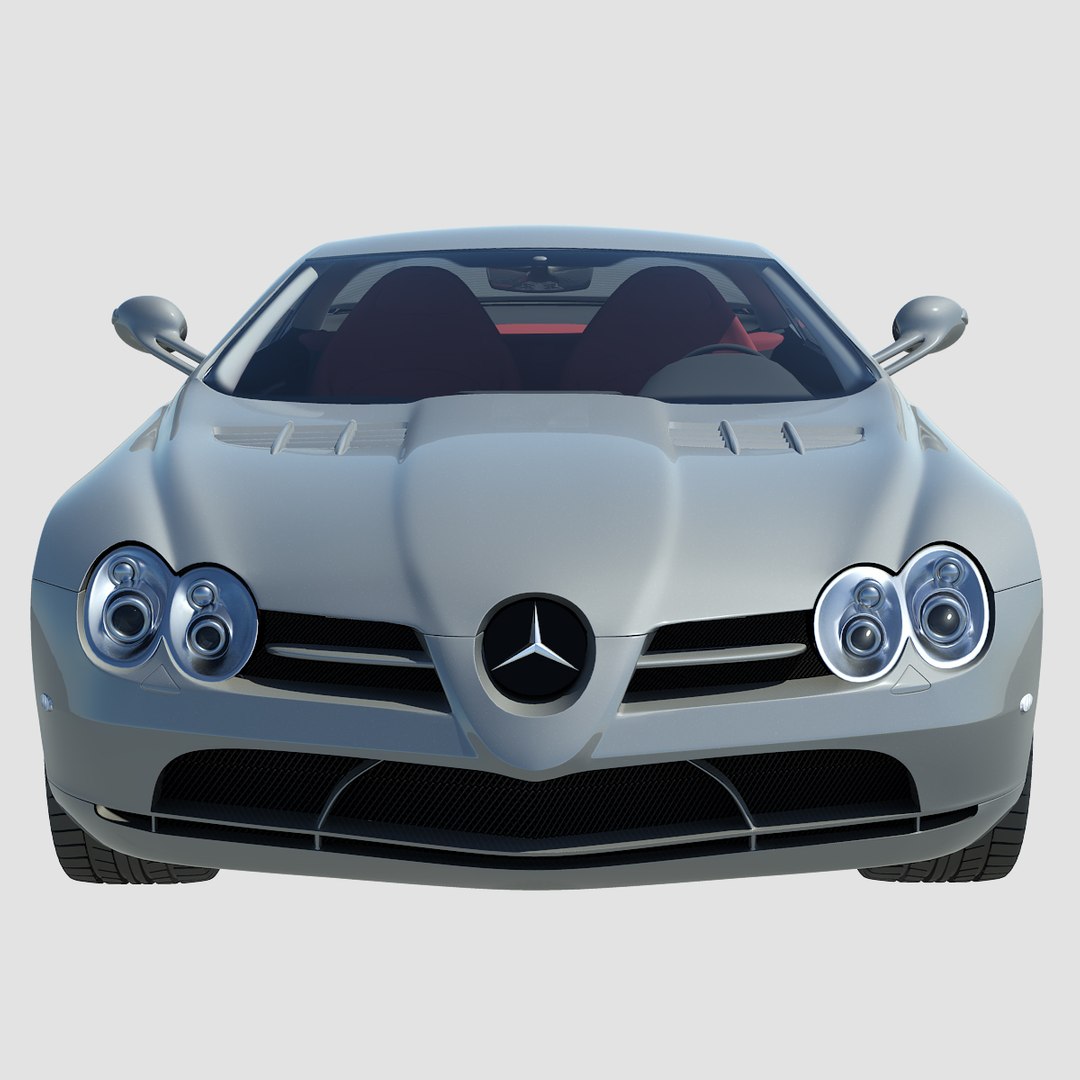 3d Model Mercedes-benz Slr