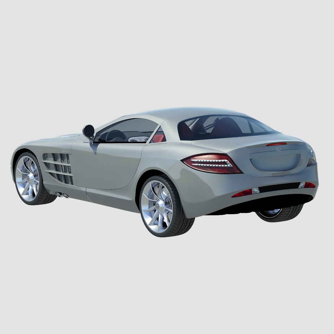 3d Model Mercedes-benz Slr