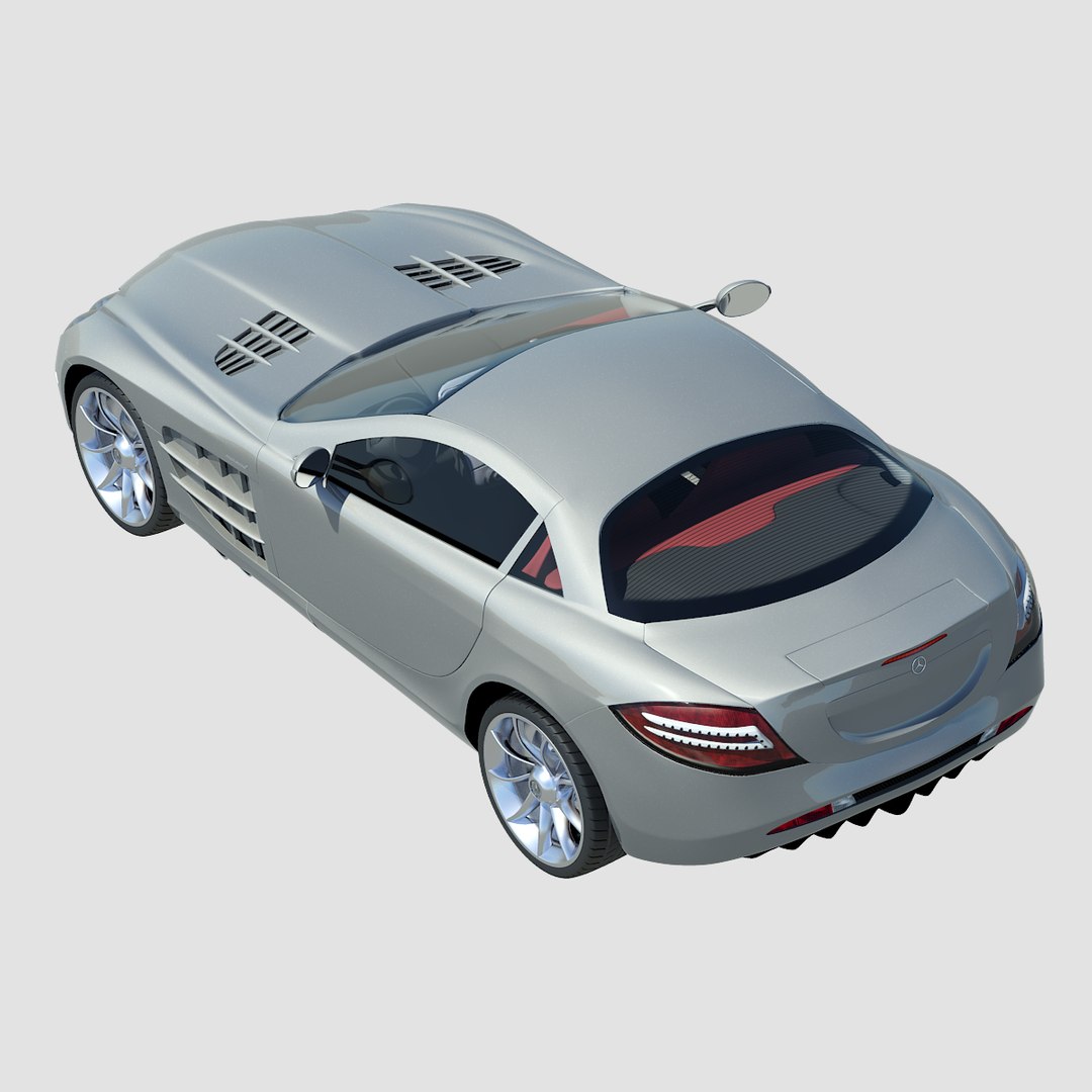 3d Model Mercedes-benz Slr