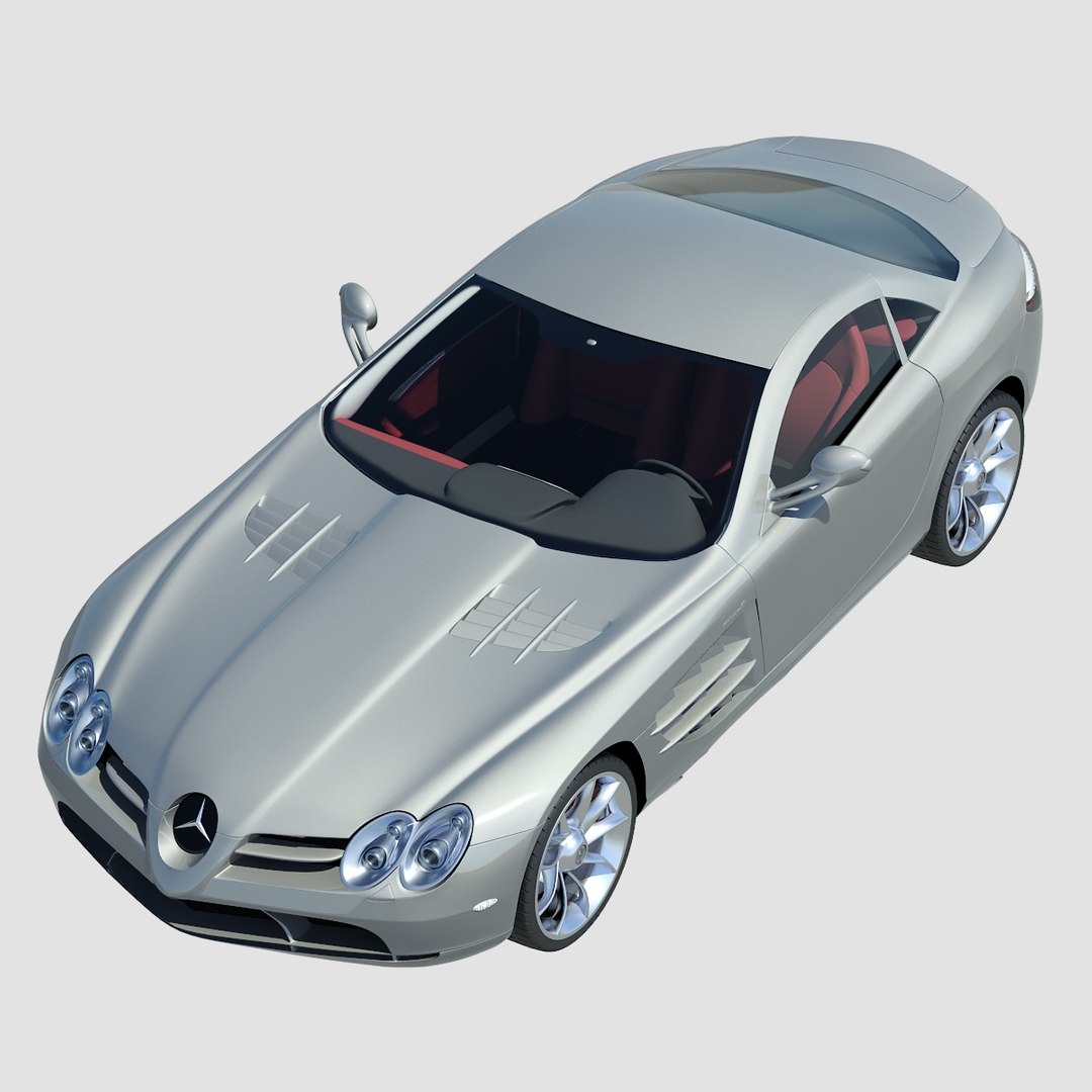 3d Model Mercedes-benz Slr