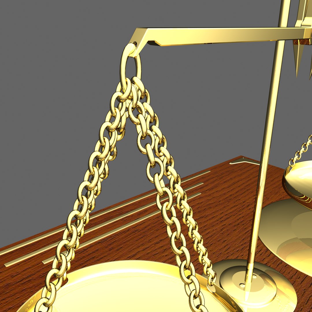 antique scales box 3d model