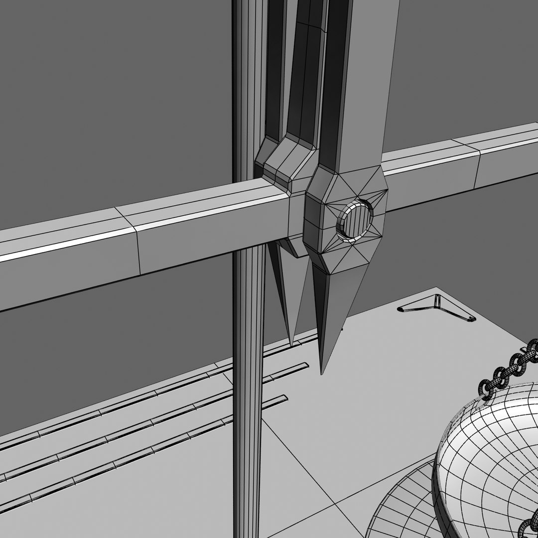 antique scales box 3d model