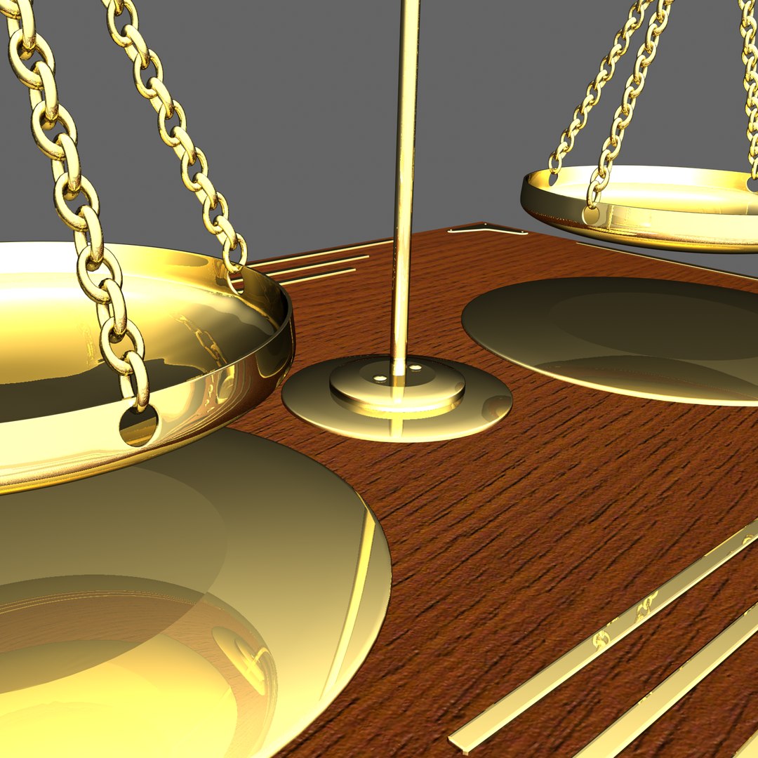 antique scales box 3d model