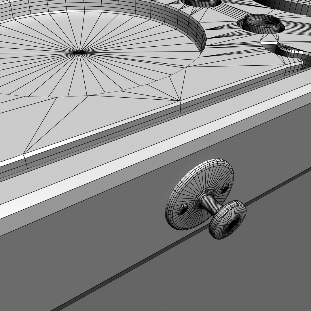 antique scales box 3d model