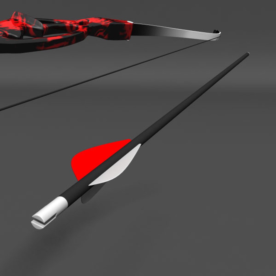 Olympic Recurve Bow 3d Model