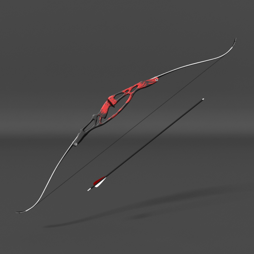 Olympic Recurve Bow 3d Model