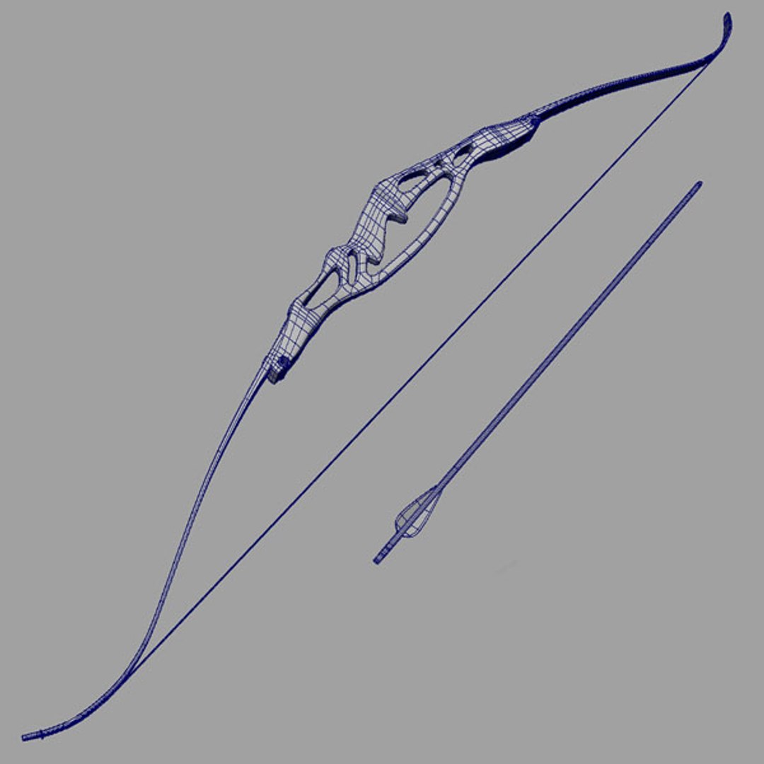 Olympic Recurve Bow 3d Model