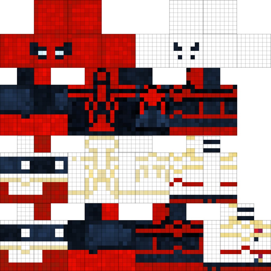 3D Spiderman Minecraft - Mixamo Animatable - Vray-Arnold - TurboSquid ...