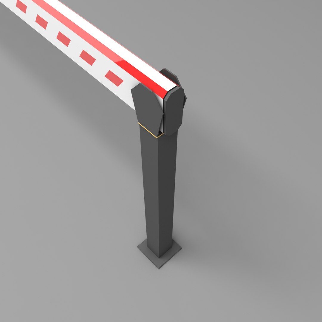 3D Electric Barrier Car Park - TurboSquid 1222653