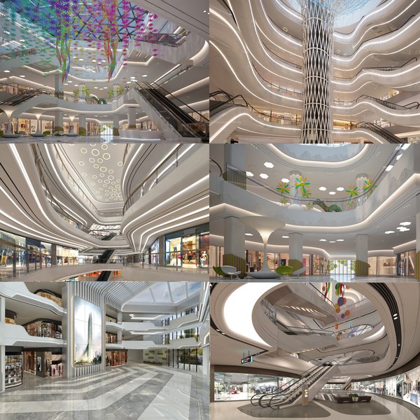 쇼핑몰 컬렉션 01 3D 모델 - TurboSquid 2163703