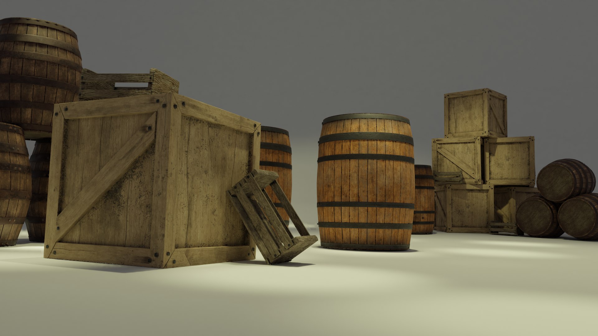 3D wooden barrel model - TurboSquid 1500976