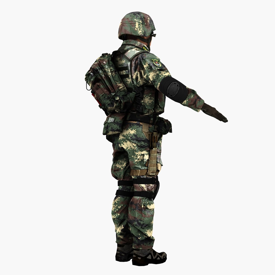 Pla Chinese Soldier 3D Model - TurboSquid 1668822