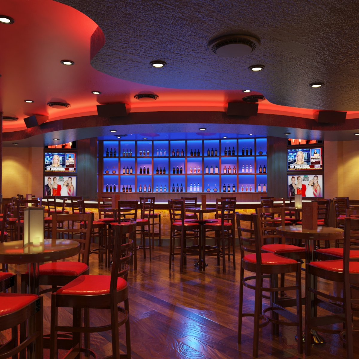 Bar night club scene 3D model - TurboSquid 1463474