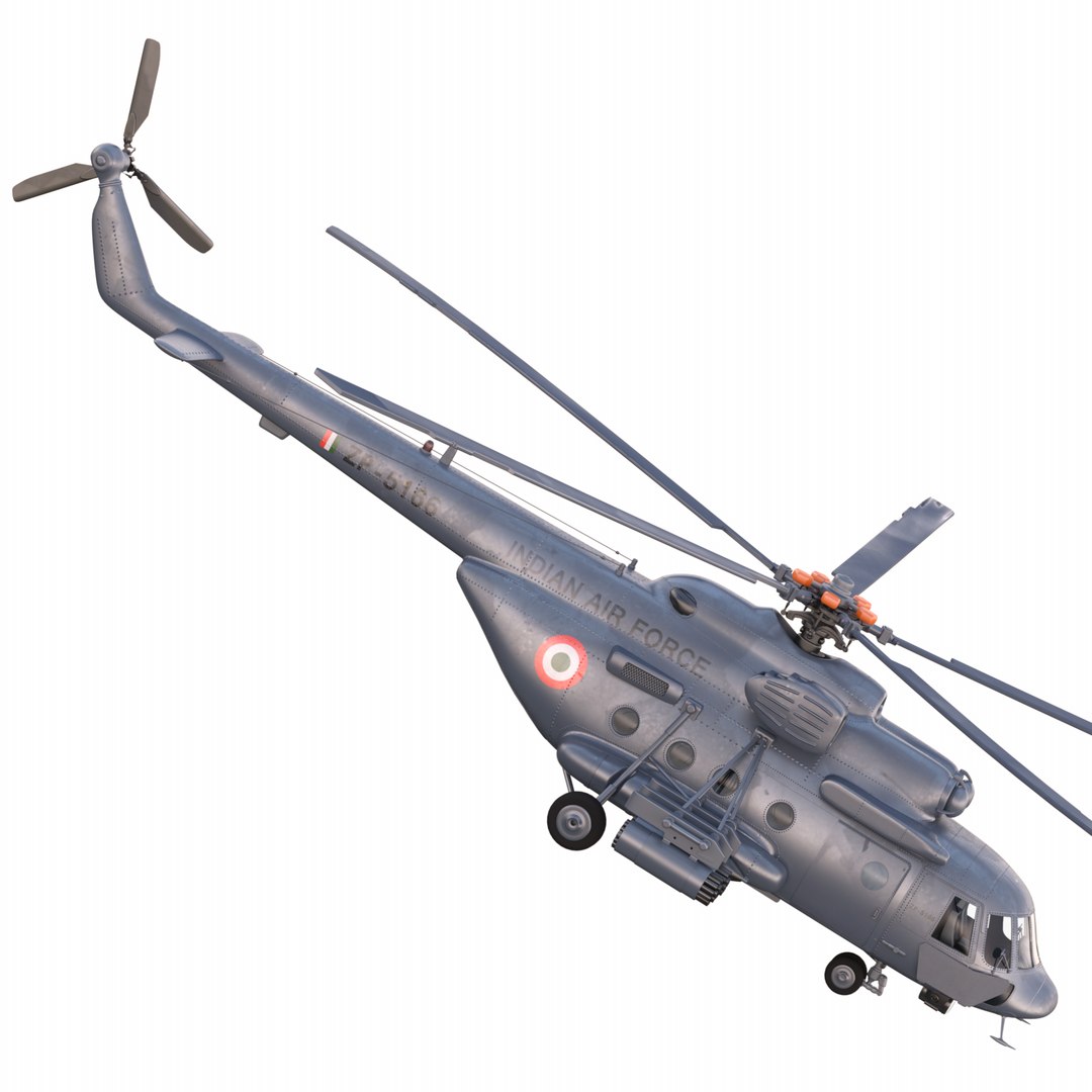Mi-17 V5 Helicopter 3d 3ds