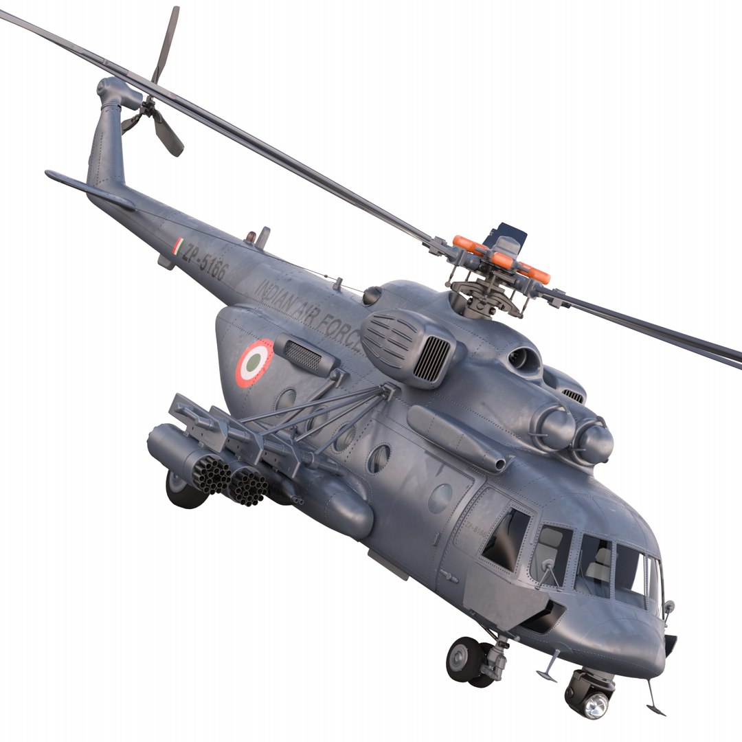 Mi-17 V5 Helicopter 3d 3ds