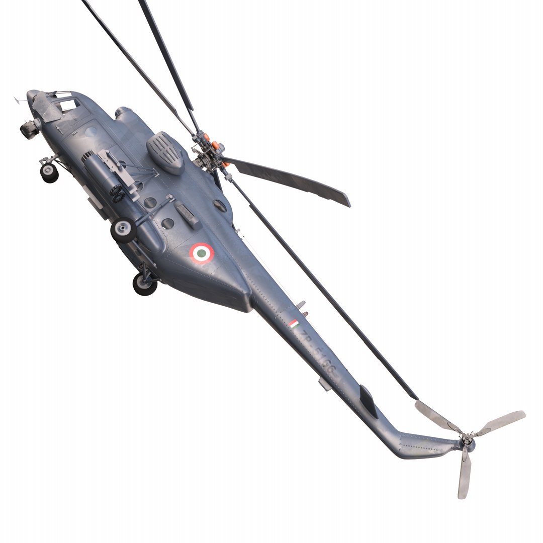 Mi-17 V5 Helicopter 3d 3ds