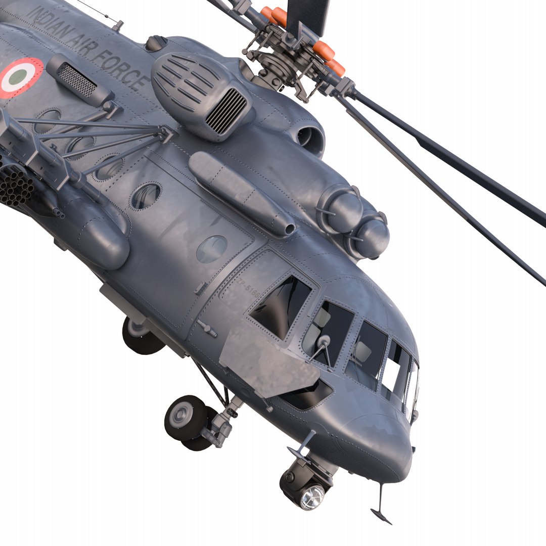 Mi-17 V5 Helicopter 3d 3ds