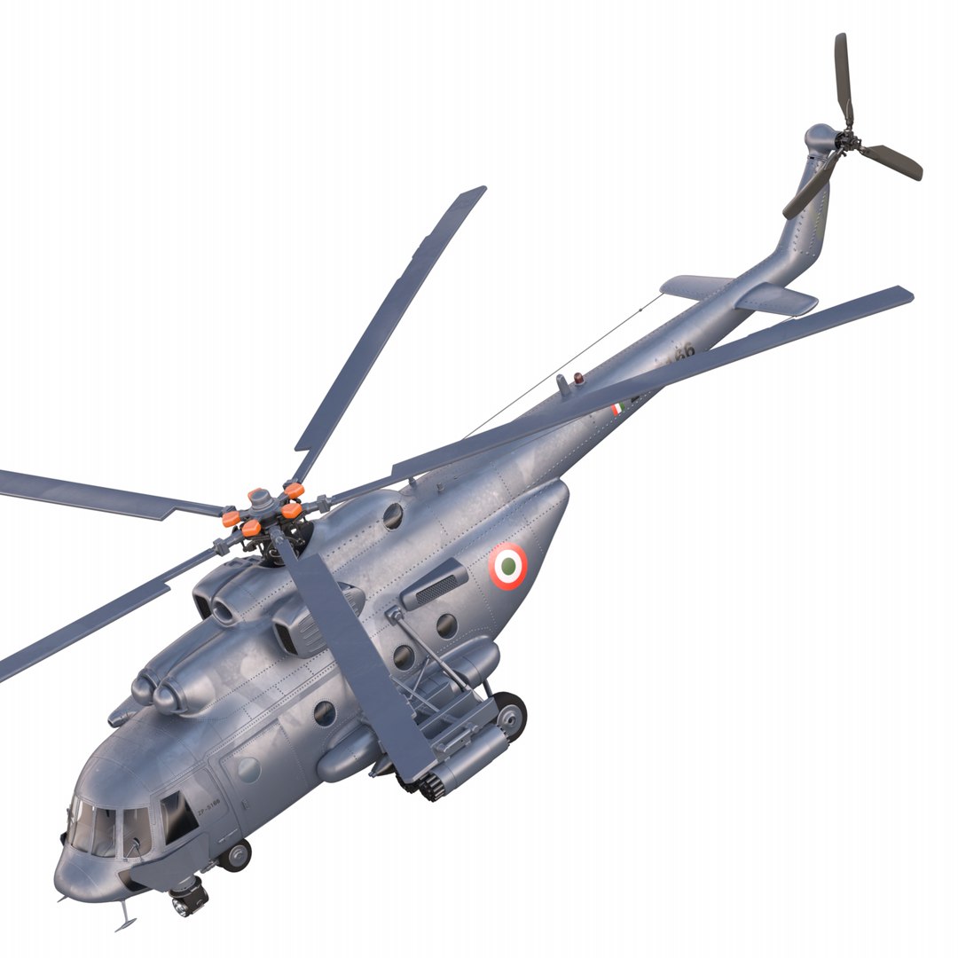 Mi-17 V5 Helicopter 3d 3ds