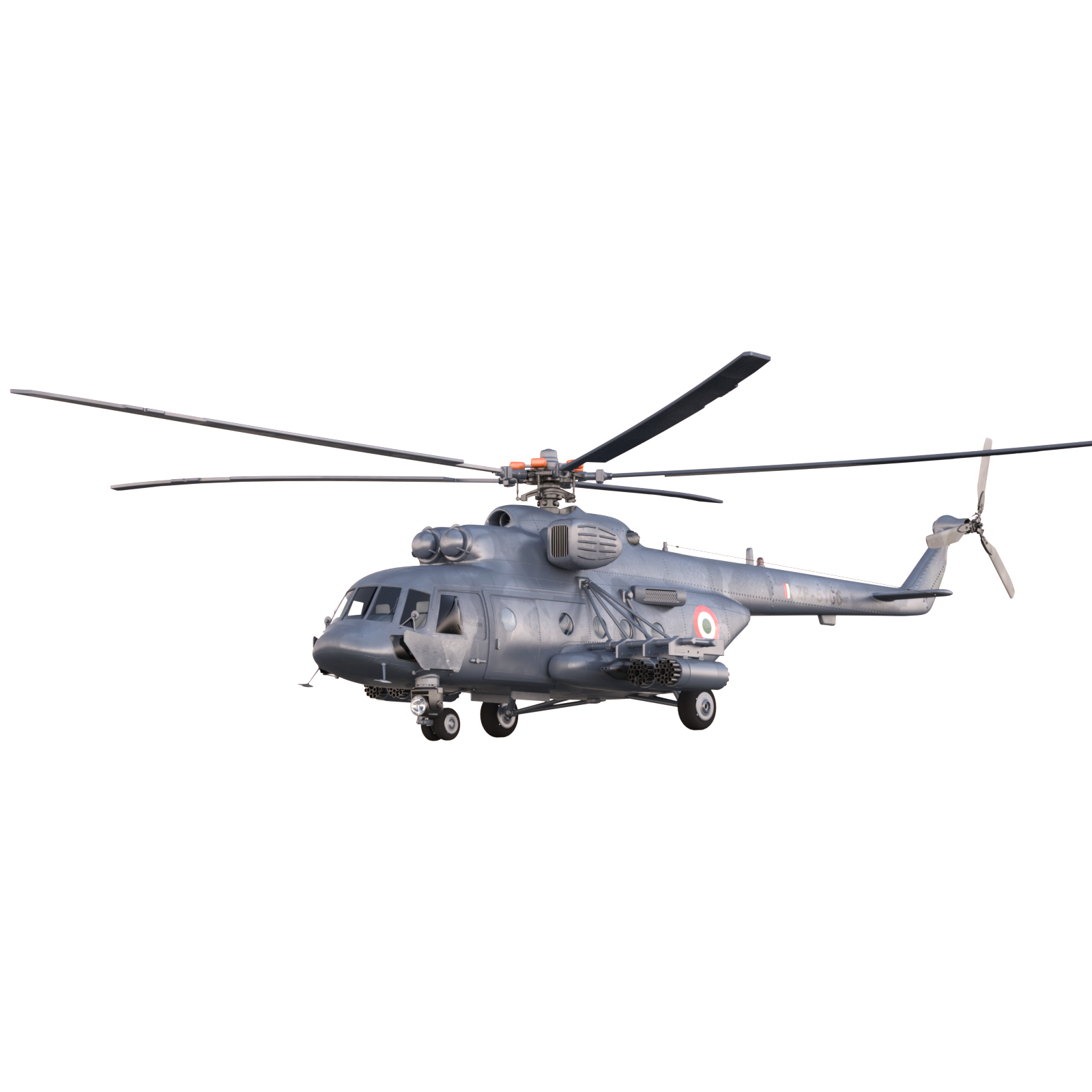 mi-17 v5 helicopter 3d 3ds