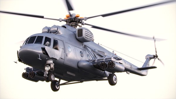 mi-17 v5 helicopter 3d 3ds