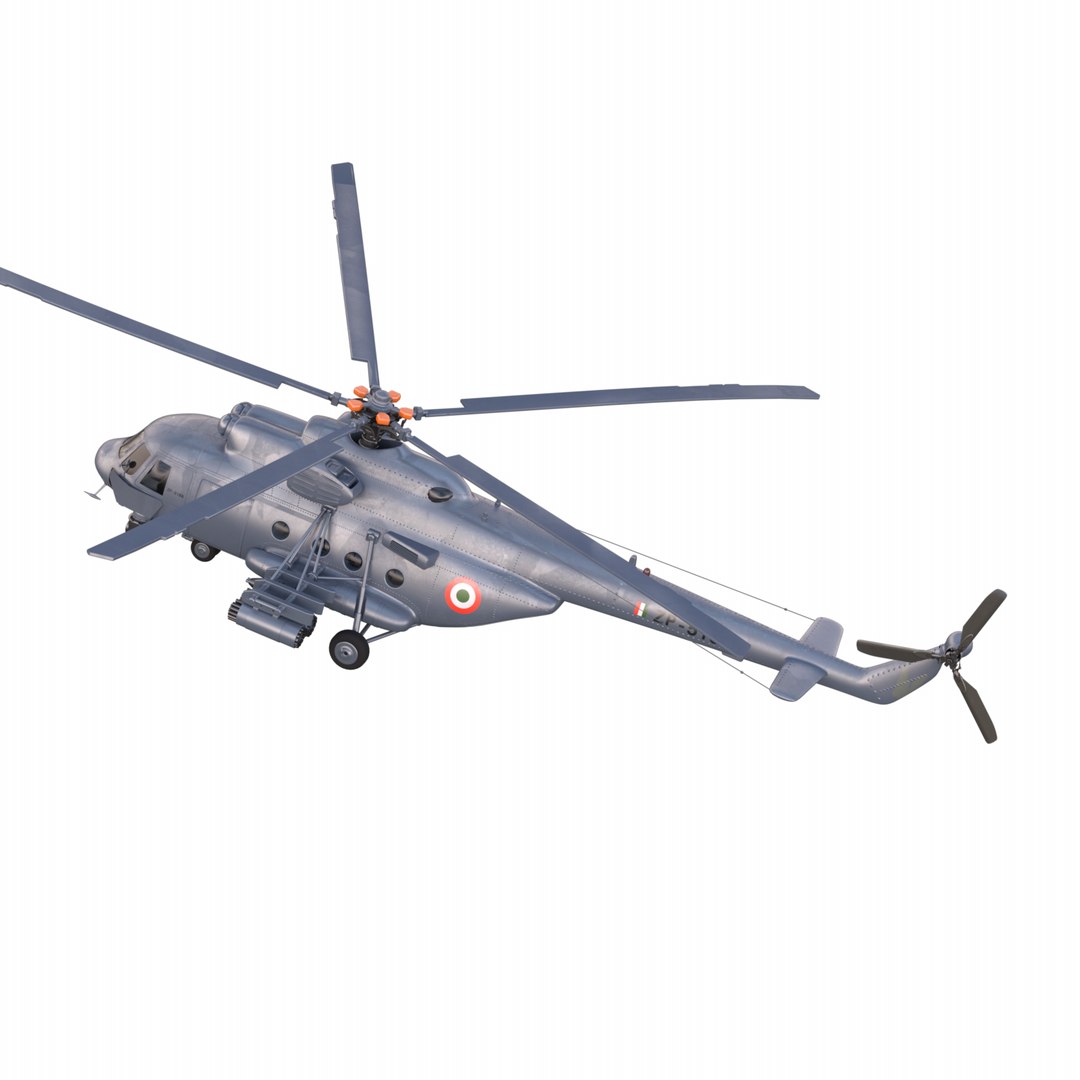 Mi-17 V5 Helicopter 3d 3ds