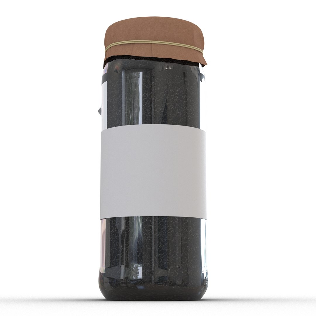 max black tea glass jar