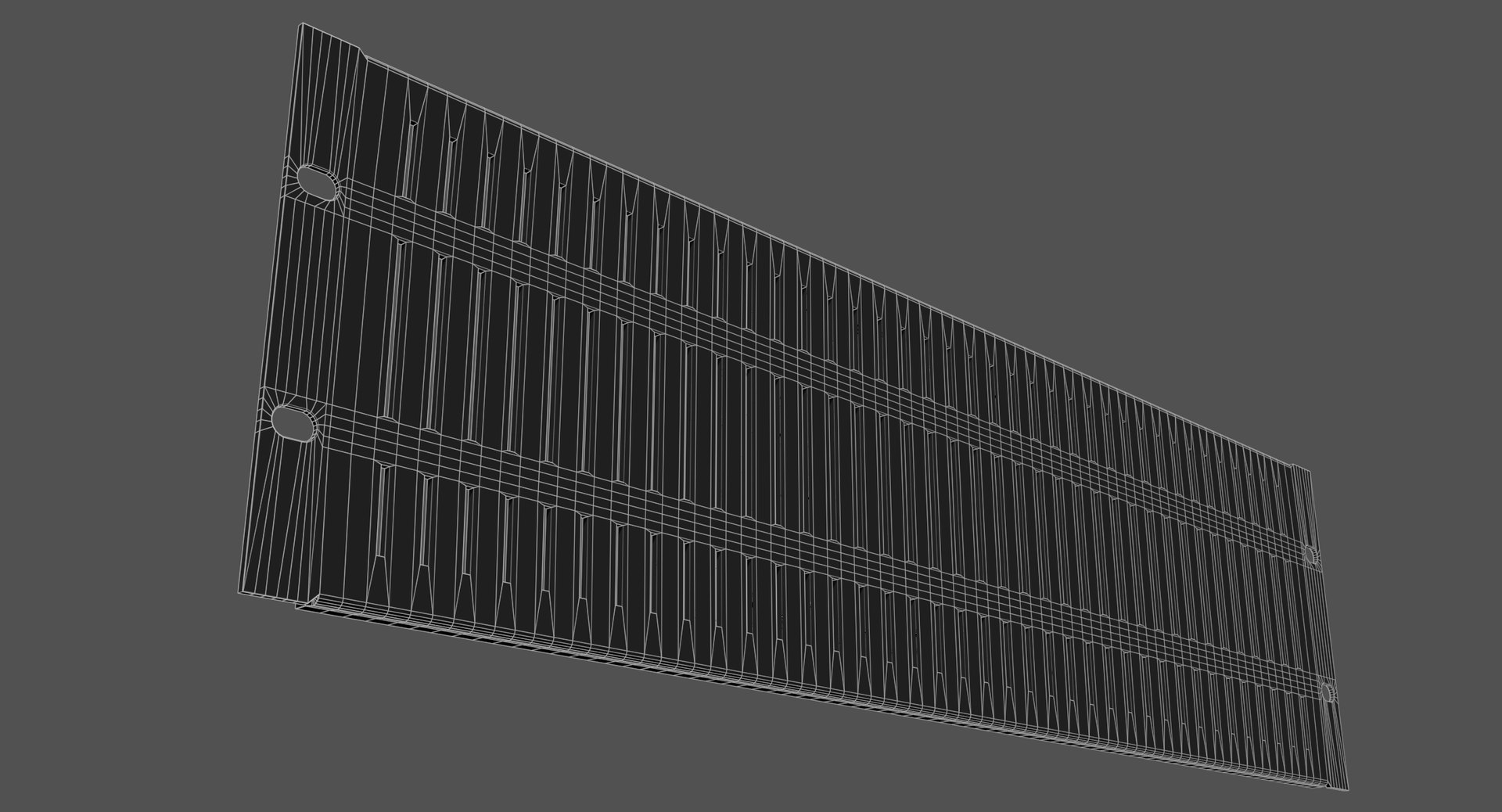 19-inch Rack Mount Vented 3D Model - TurboSquid 1315088