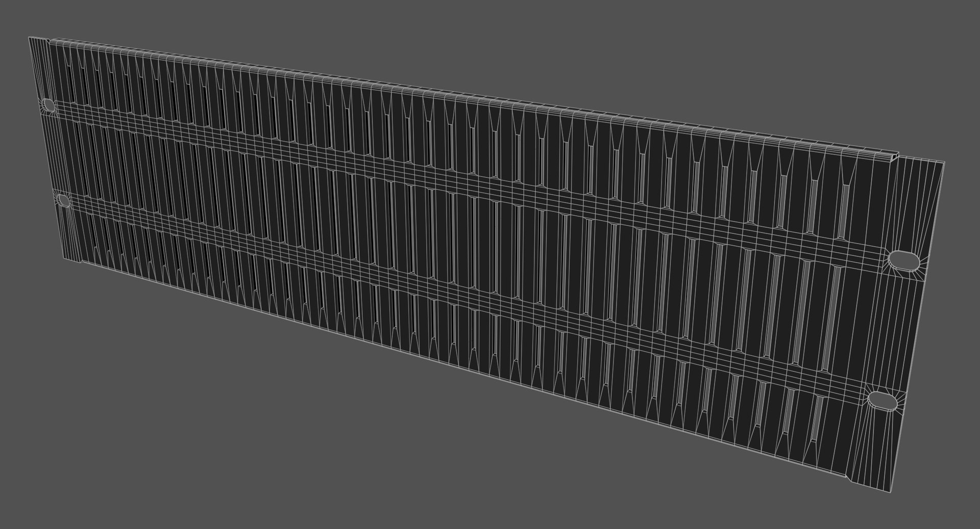 19-inch Rack Mount Vented 3D Model - TurboSquid 1315088