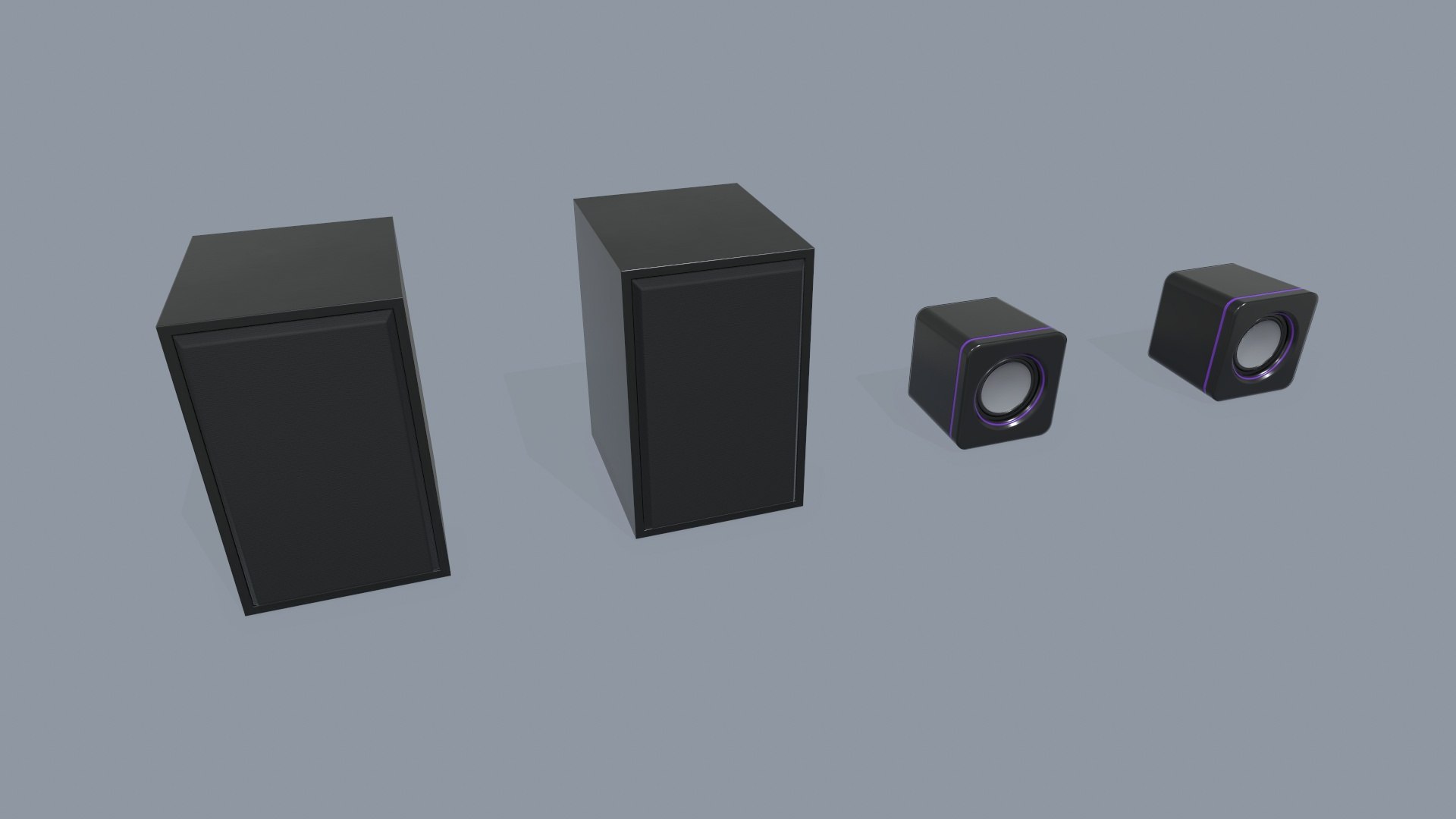 Computer Speakers 3D Model - TurboSquid 1844035