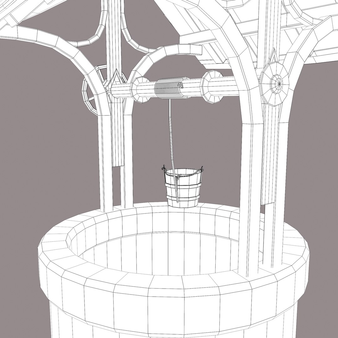Medieval Well 3D - TurboSquid 1729344