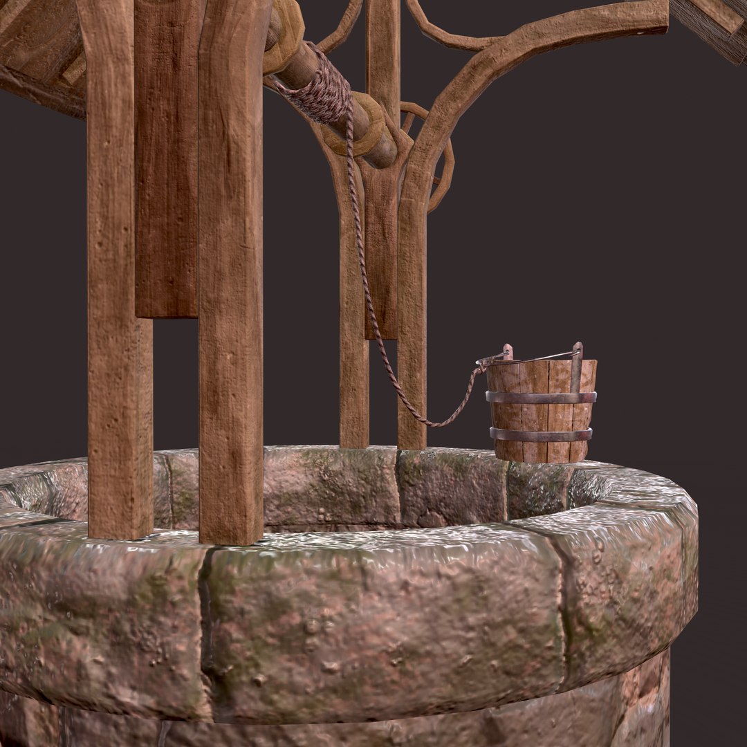 Medieval Well 3D - TurboSquid 1729344