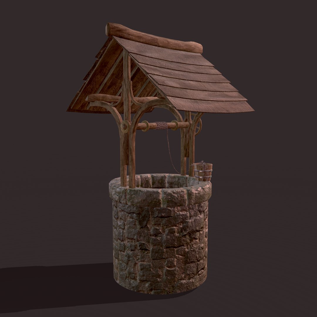 Medieval Well 3D - TurboSquid 1729344