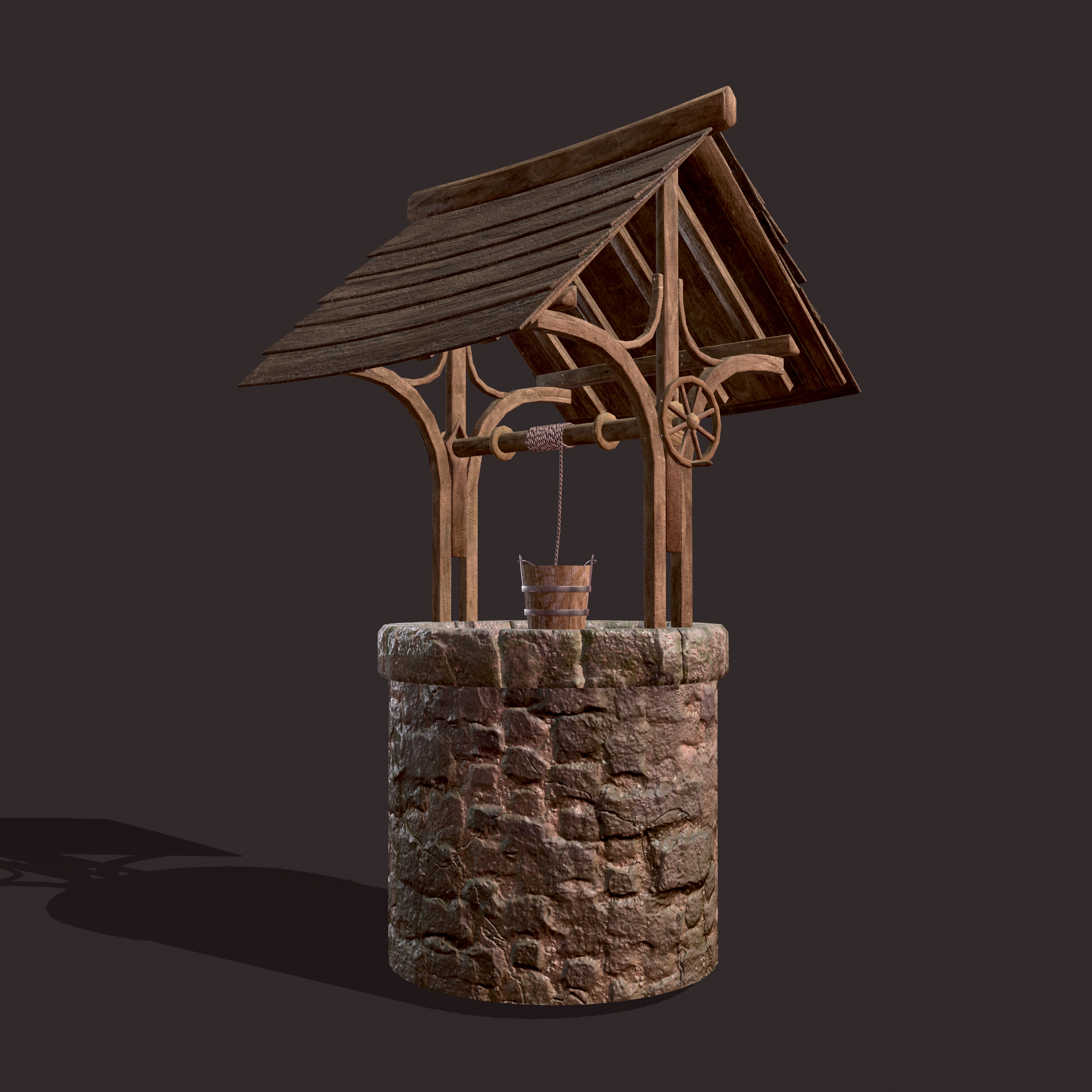 Medieval Well 3D - TurboSquid 1729344