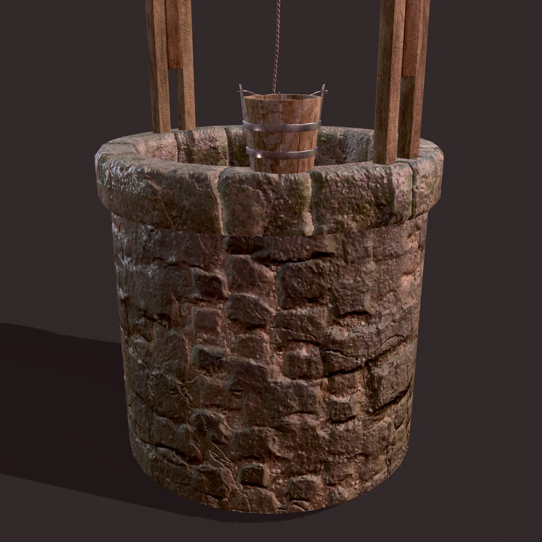Medieval Well 3D - TurboSquid 1729344