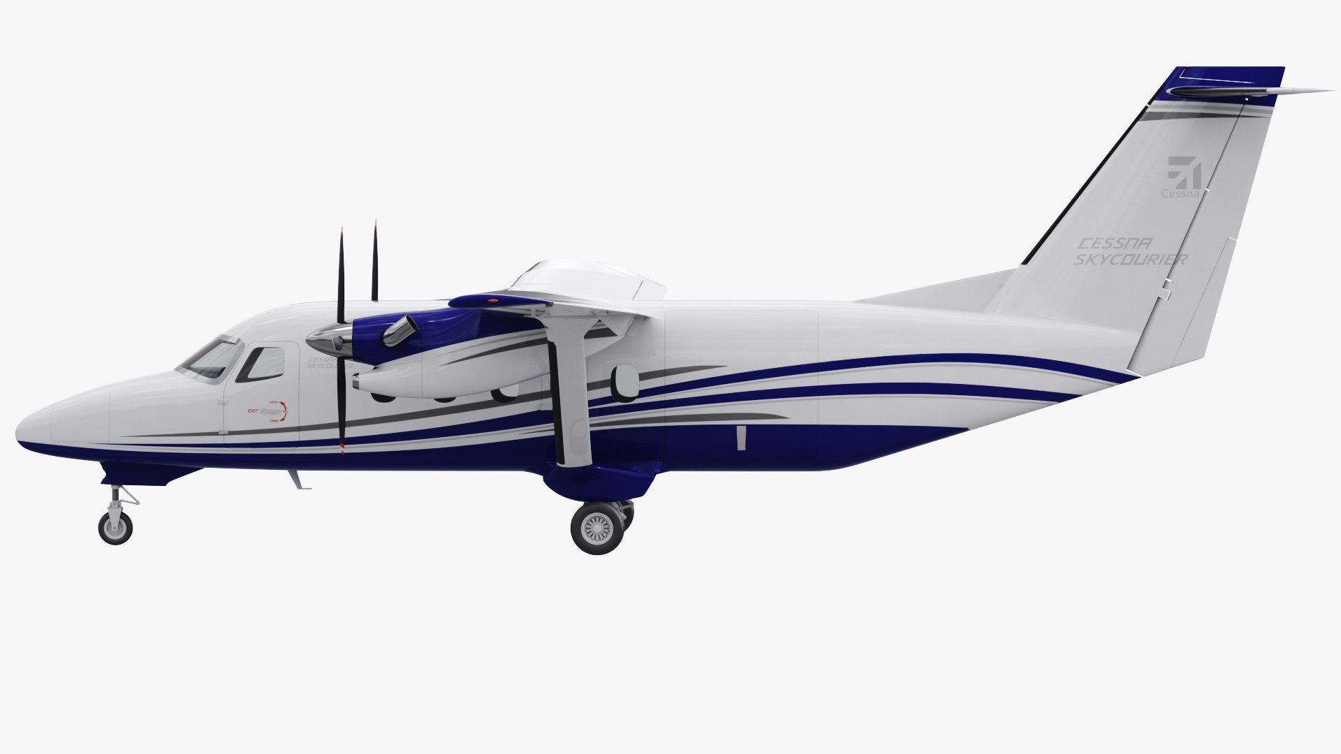 Cessna 408 Skycourier 3D Model - TurboSquid 1677406