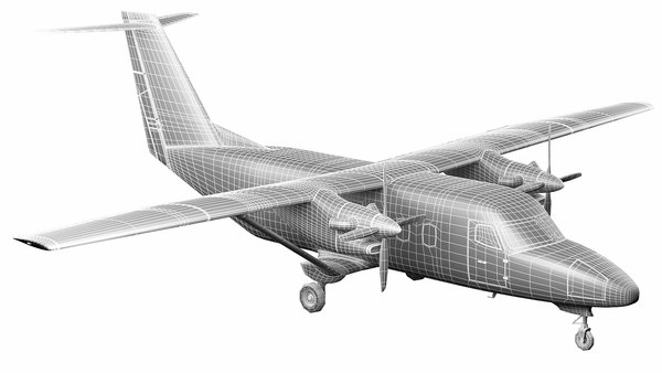 Cessna 408 skycourier 3D model - TurboSquid 1677406
