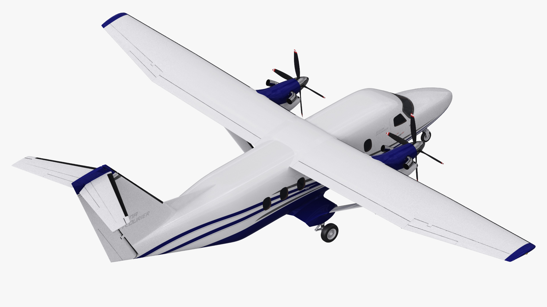 Cessna 408 skycourier 3D model - TurboSquid 1677406