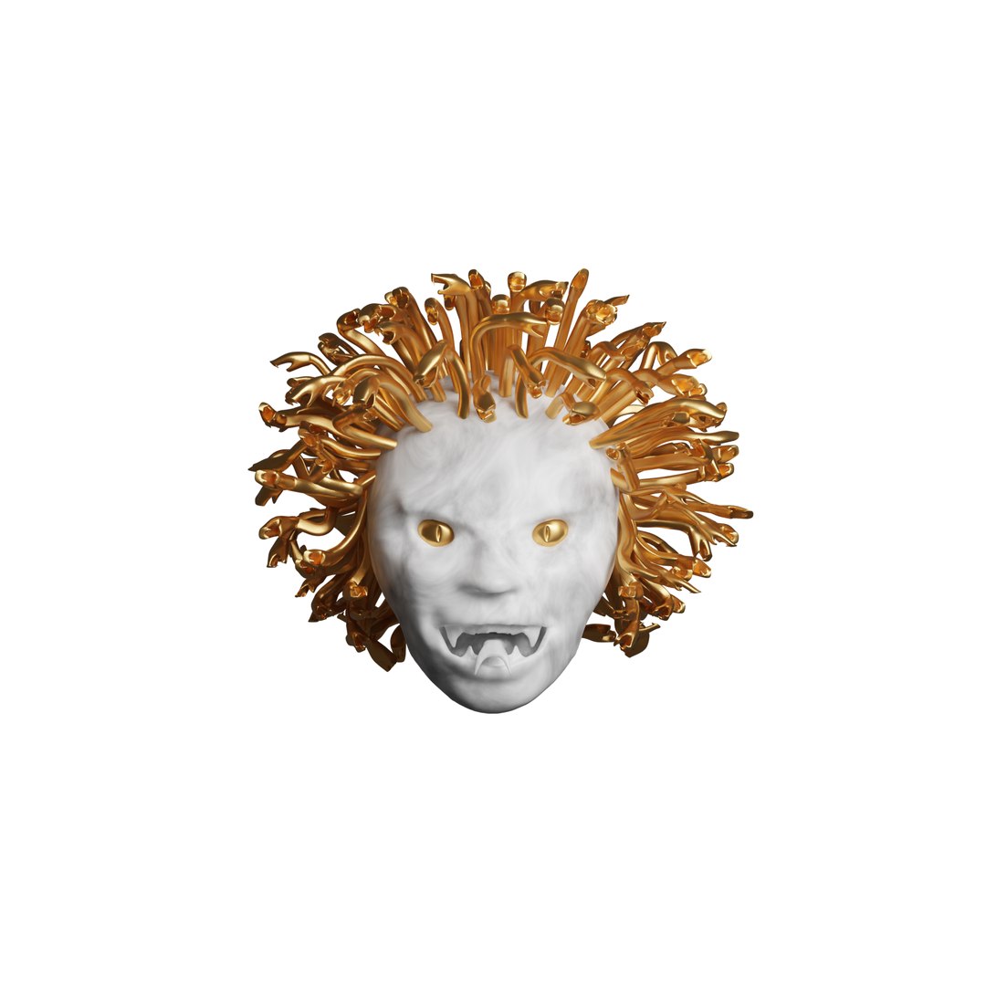 Medusa-head 3D Model - TurboSquid 1952137