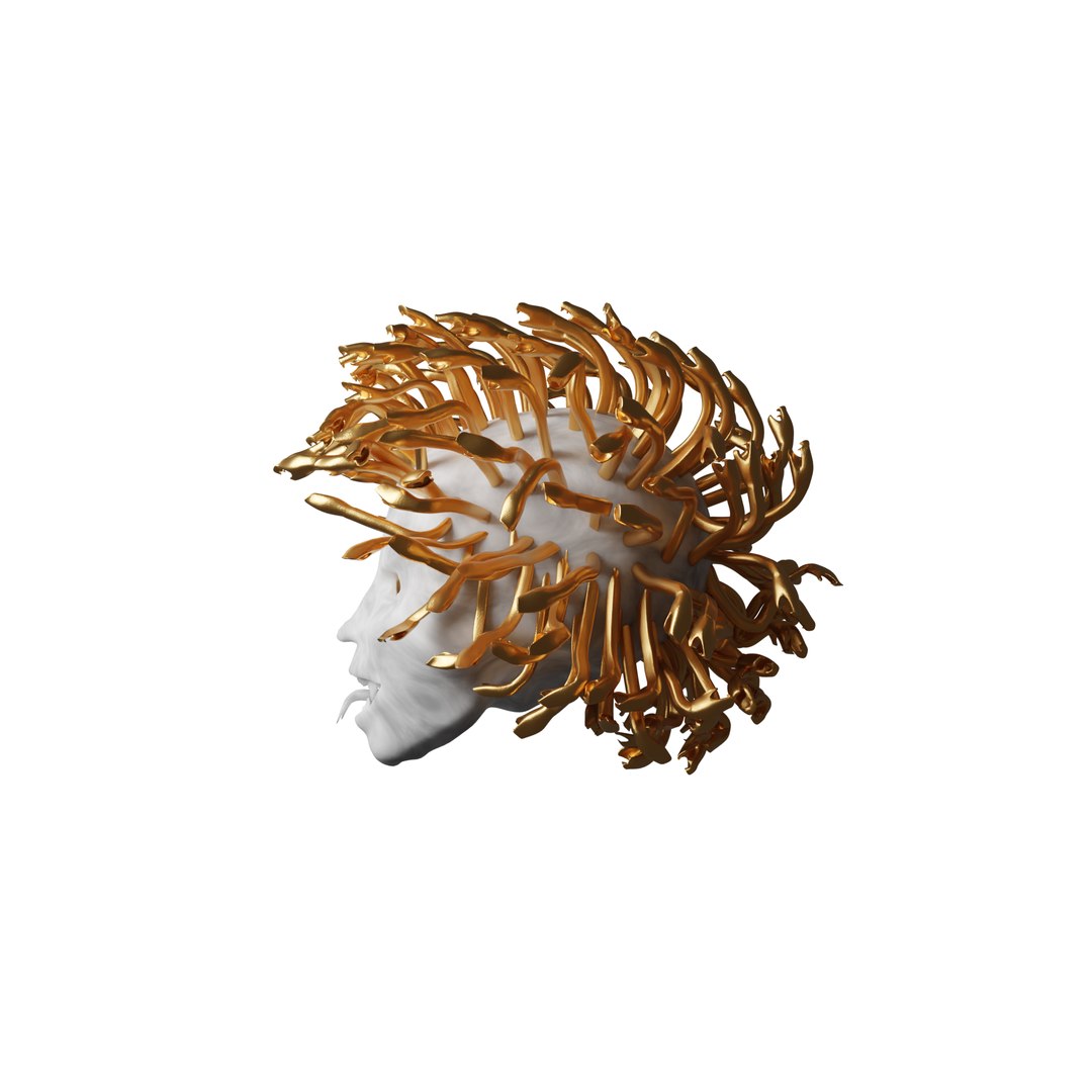 Medusa-head 3D Model - TurboSquid 1952137