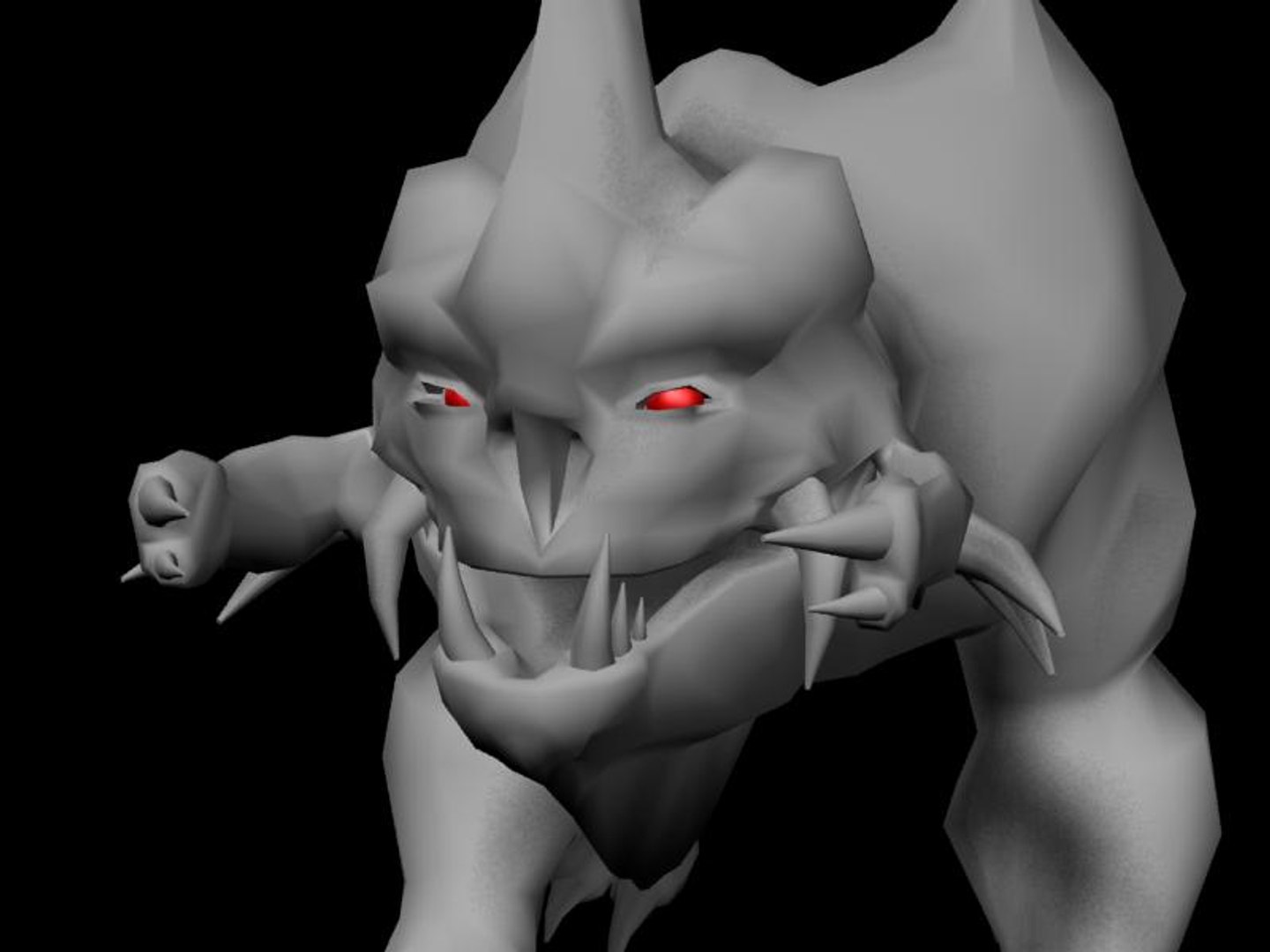 3d alien beast model