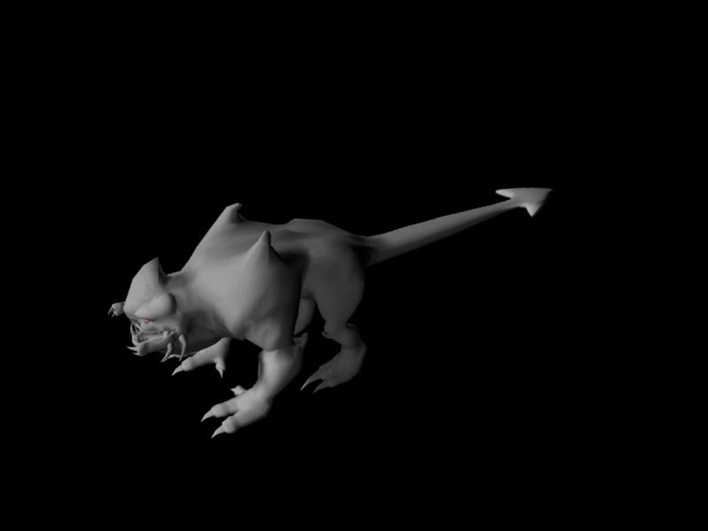 3d alien beast model
