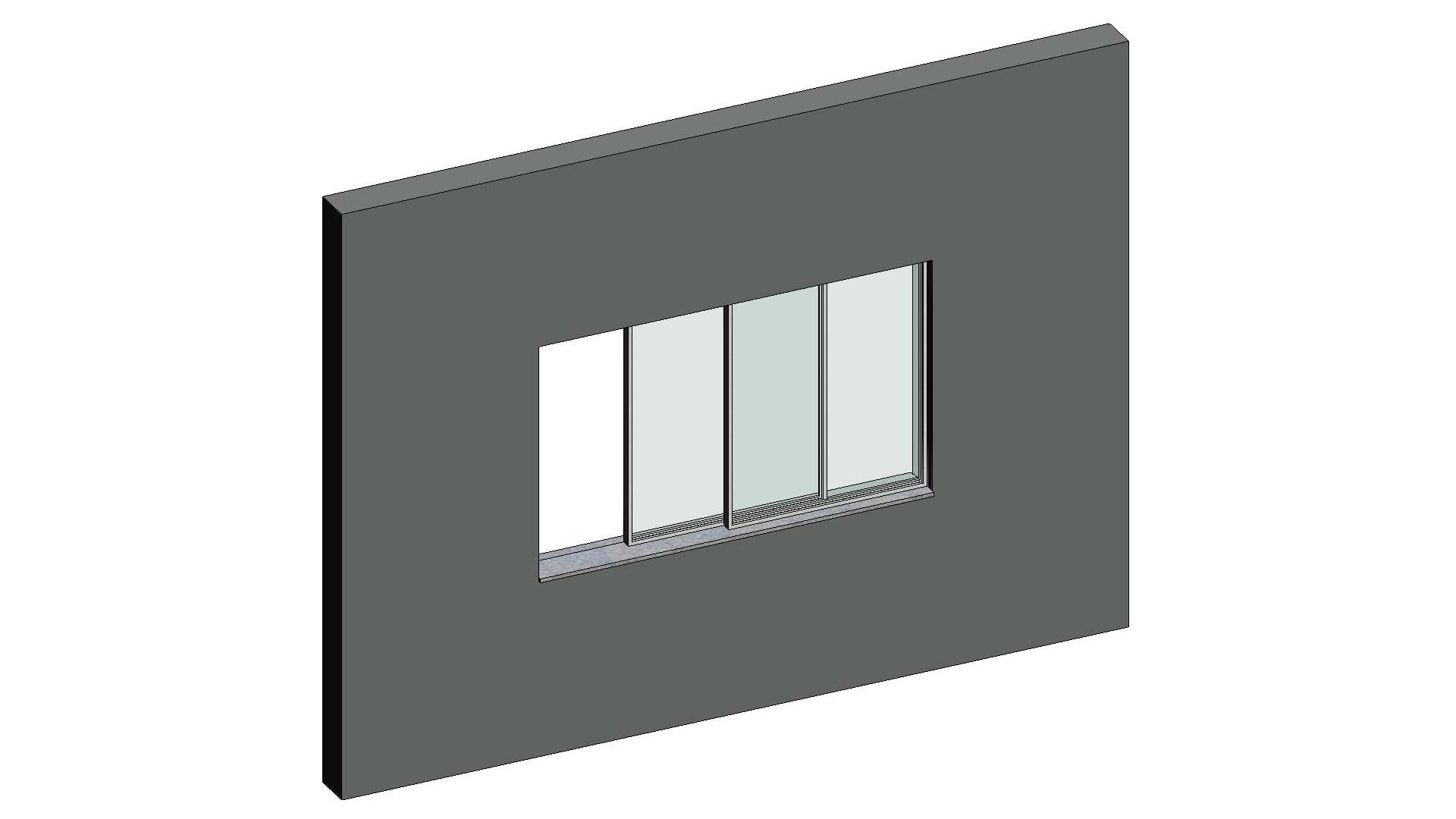 Double Sliding Window Revit Family 3D - TurboSquid 2006661