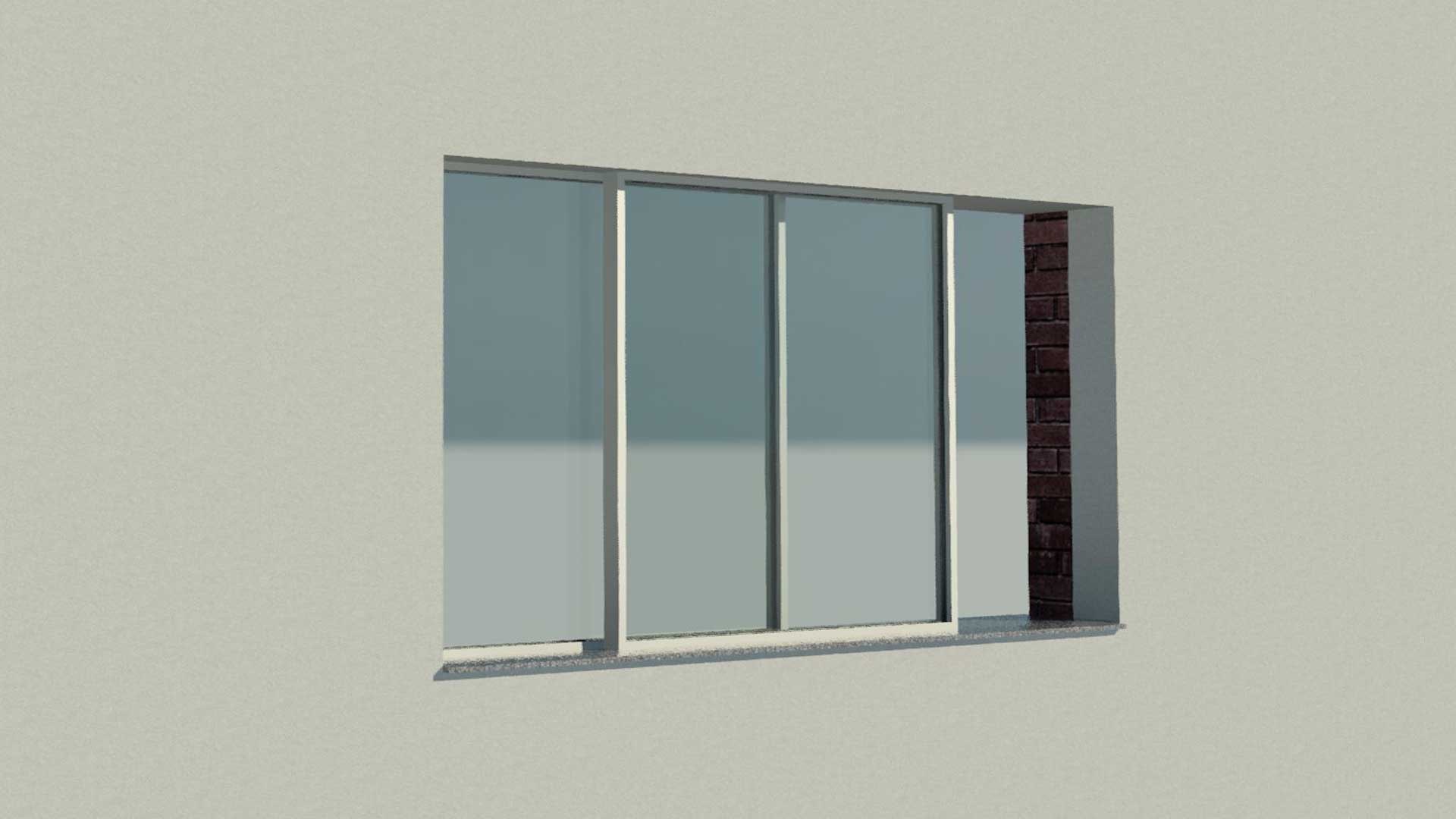 Double Sliding Window Revit Family 3D - TurboSquid 2006661