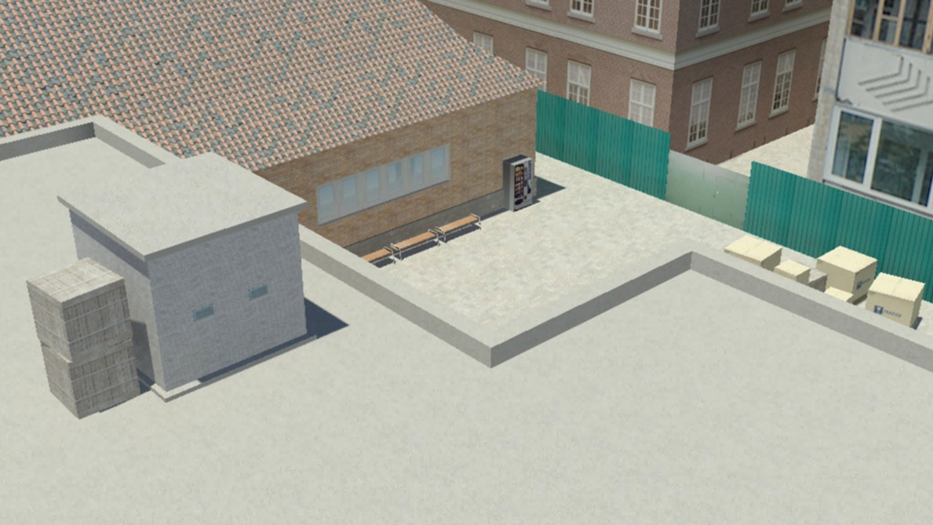 Office Scene Level Obj