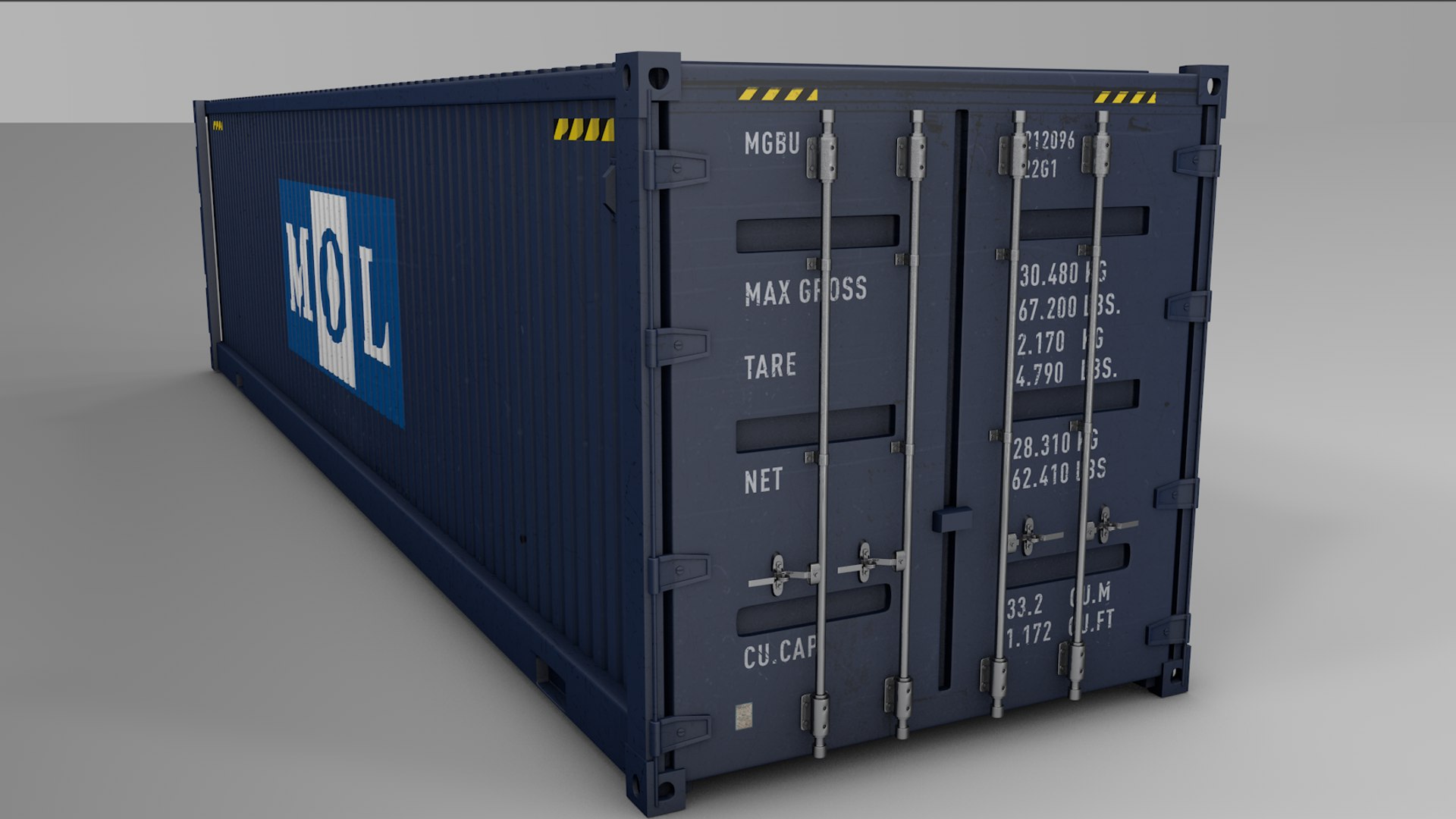 Mol cargo container l730 3D model - TurboSquid 1563514