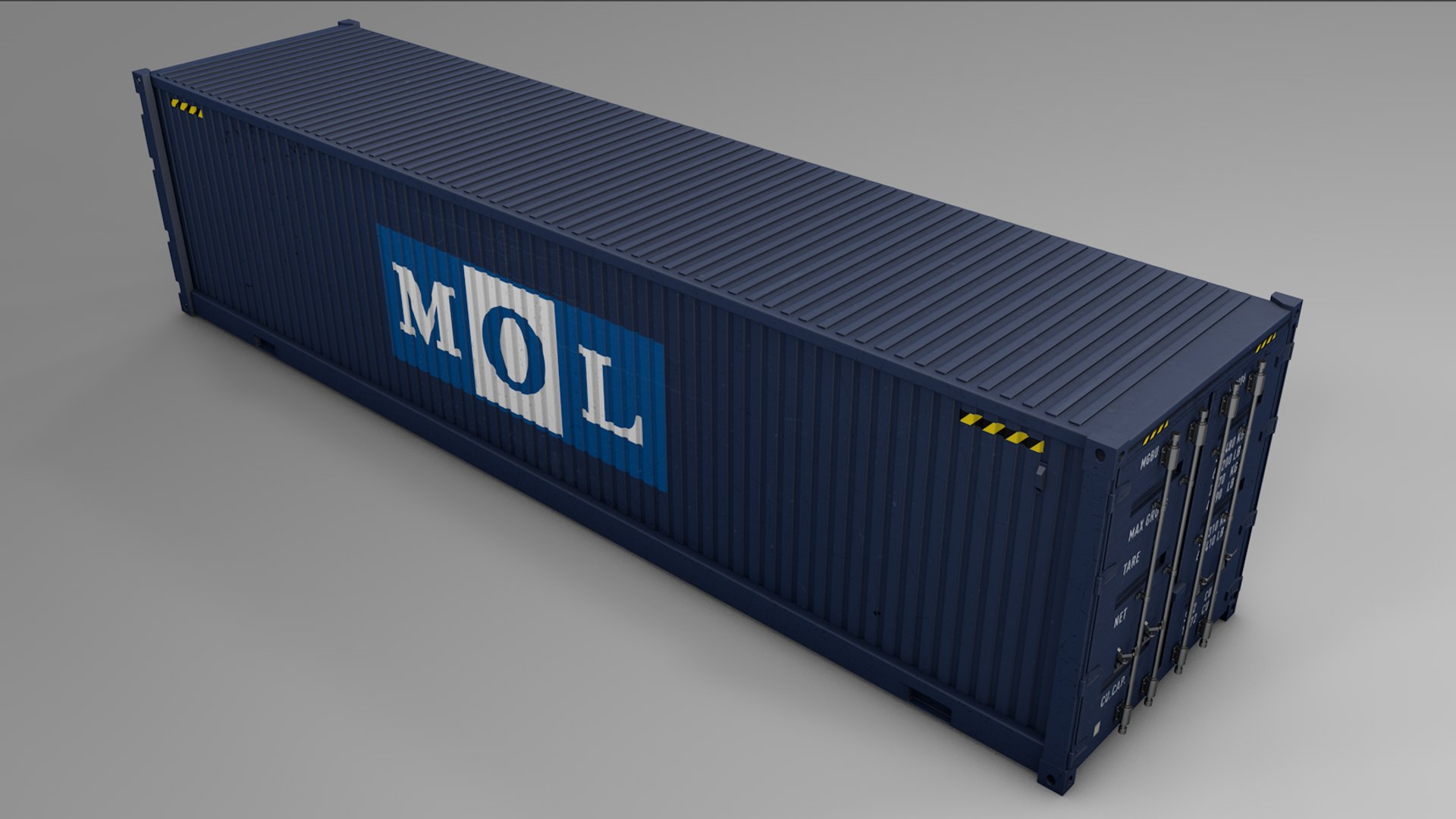 Mol cargo container l730 3D model - TurboSquid 1563514