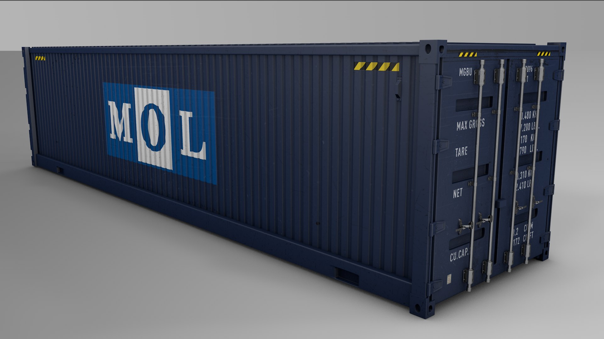 Mol cargo container l730 3D model - TurboSquid 1563514