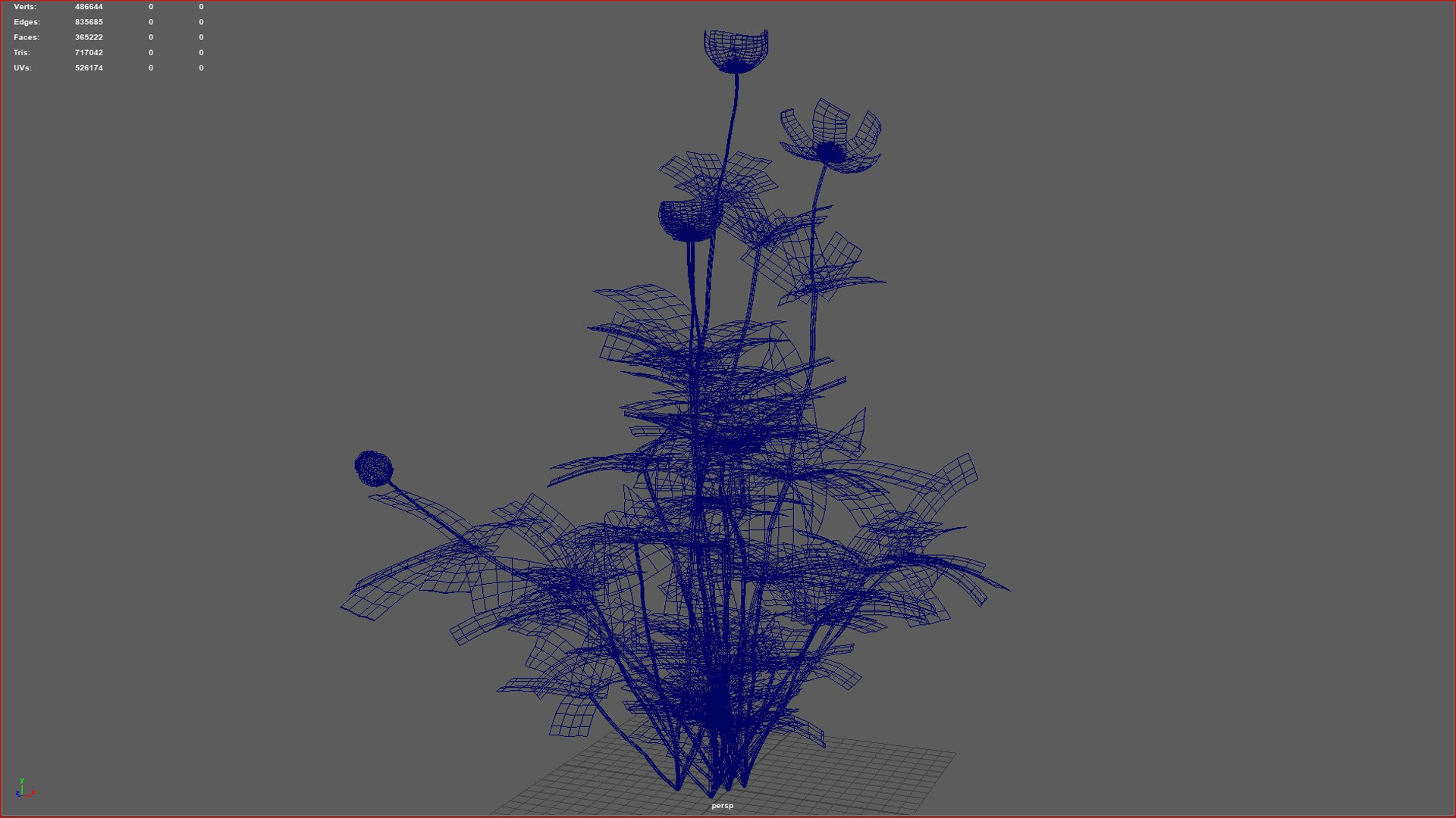 Anemone Canadensis 3D Model - TurboSquid 2283055