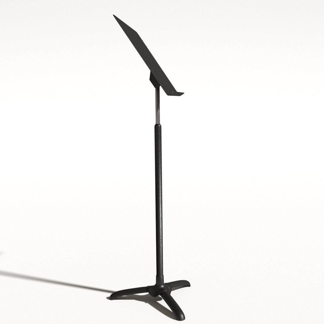 3d Model Music Stand