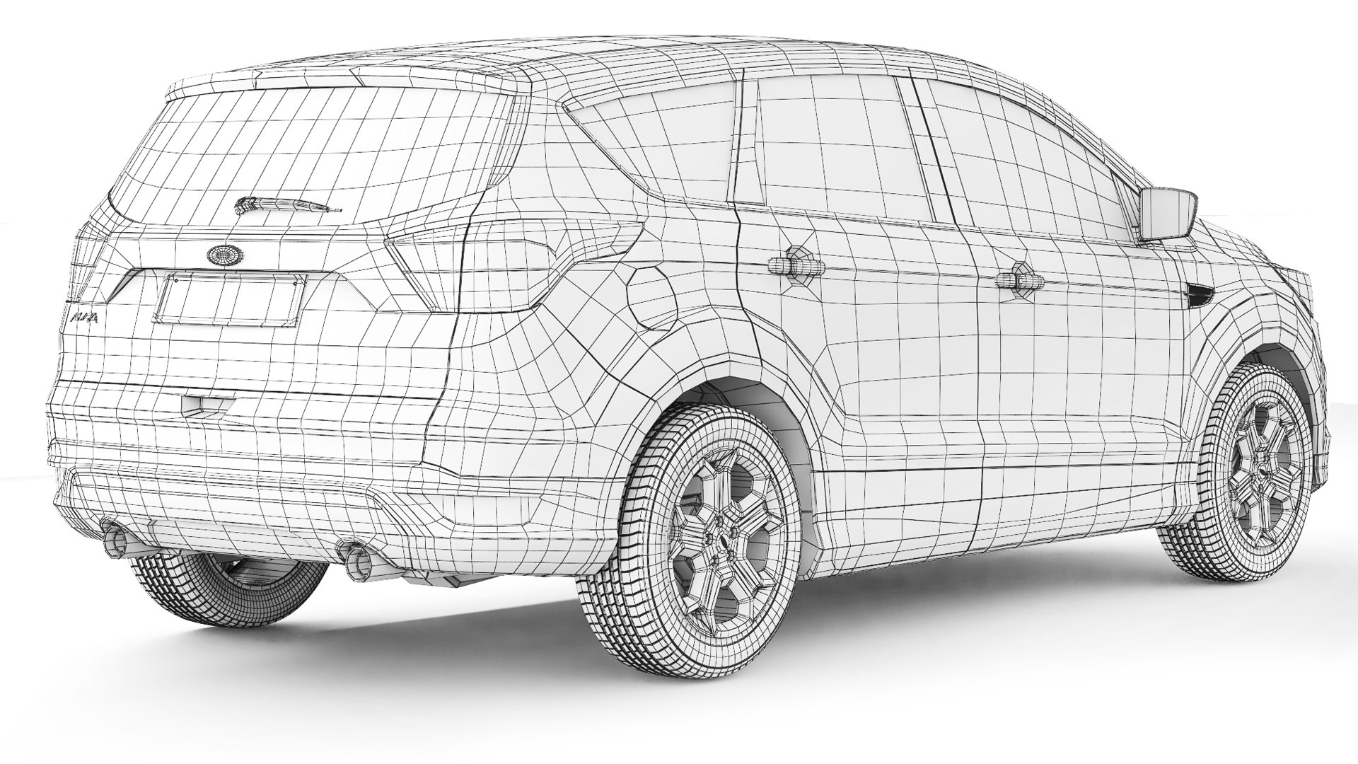 3D Ford Kuga 2018 - TurboSquid 2092241